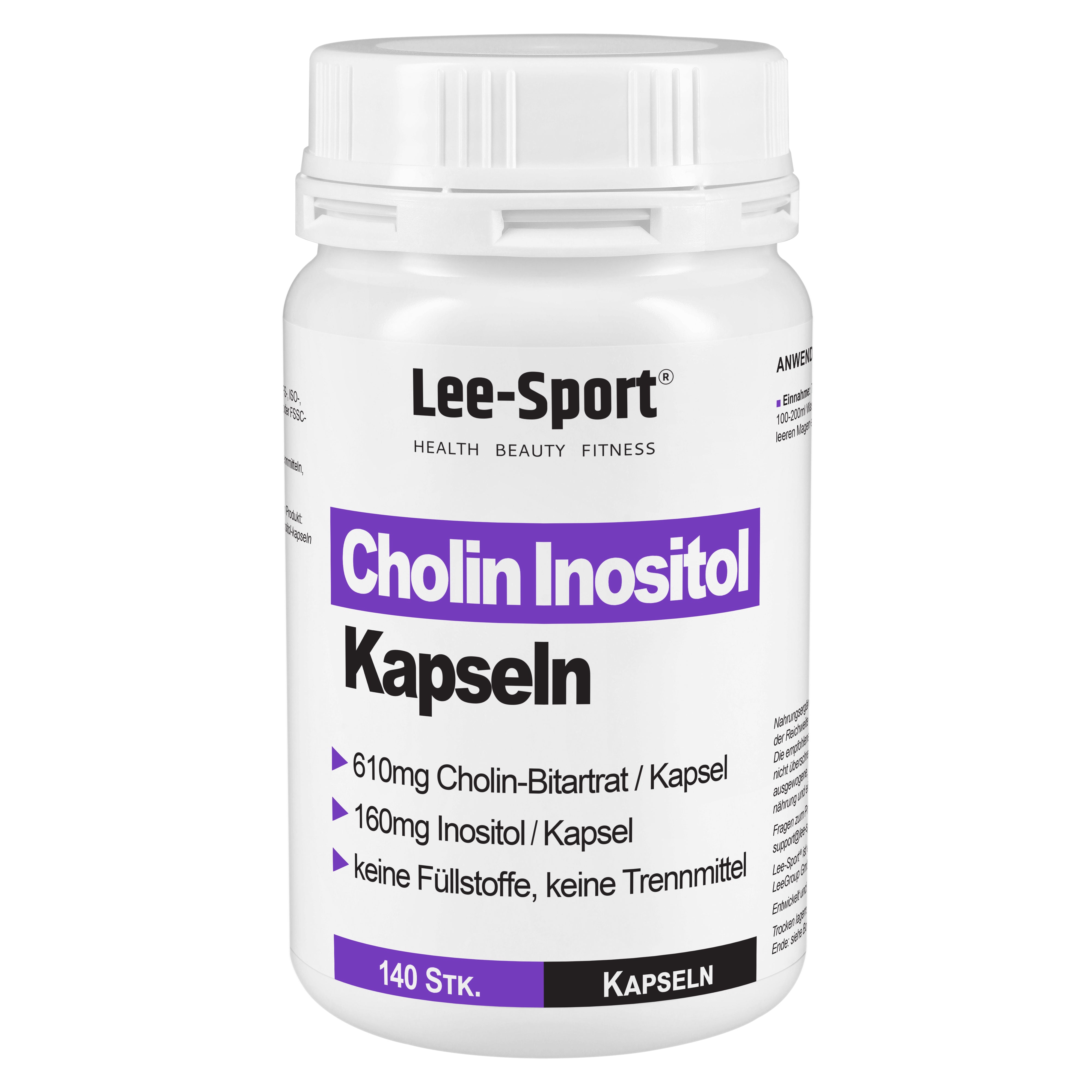 Cholin Inositol Kapseln günstig kaufen! | Lee-Sport®