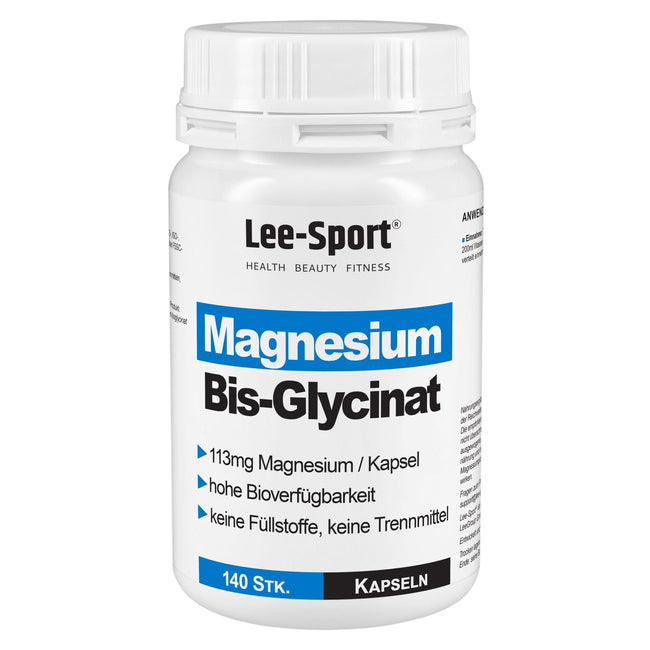 Magnesium als Kapsel oder Pulver. 100% organisch. | Lee-Sport®