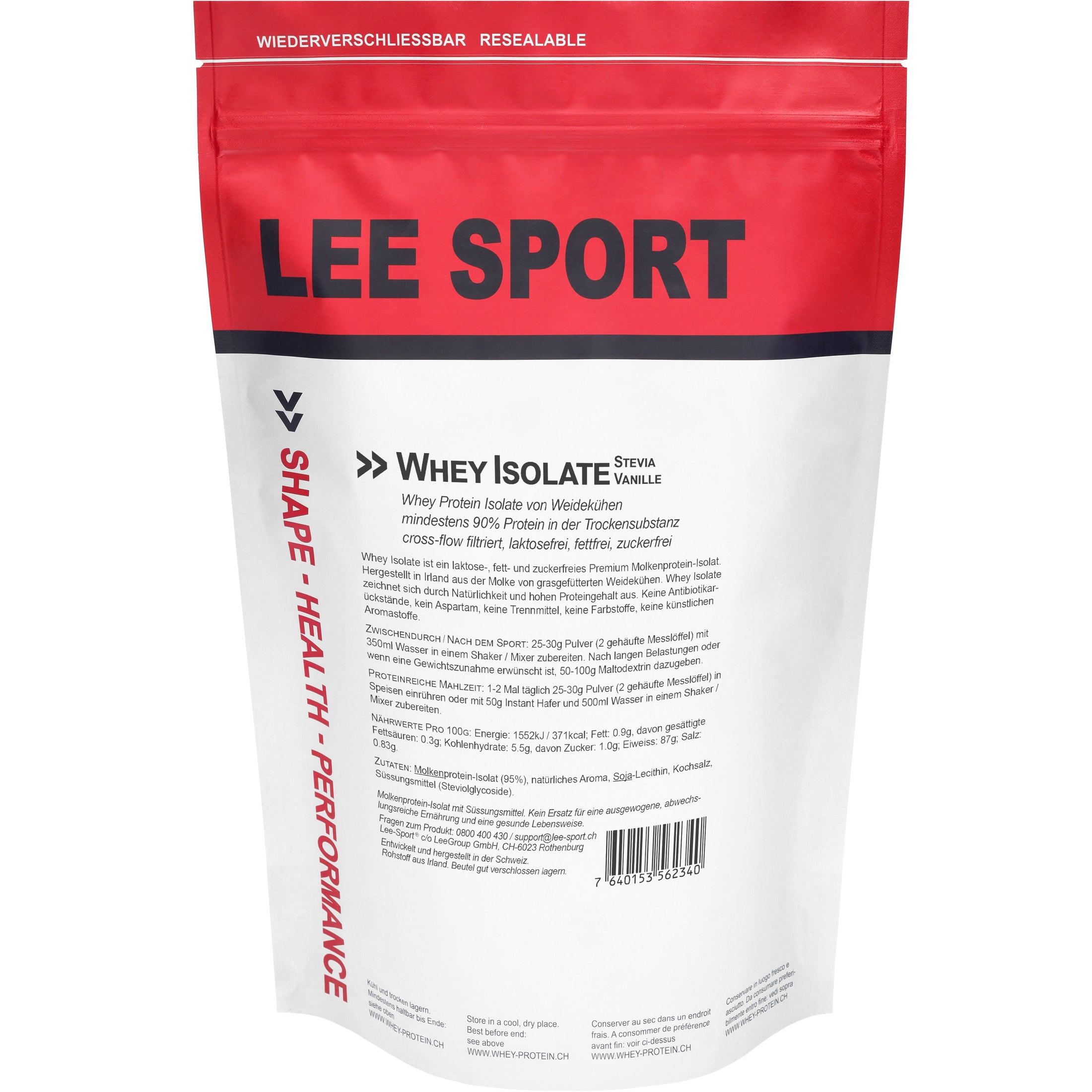 Whey Isolate - 100% Whey Isolate günstig kaufen! | Lee-Sport®